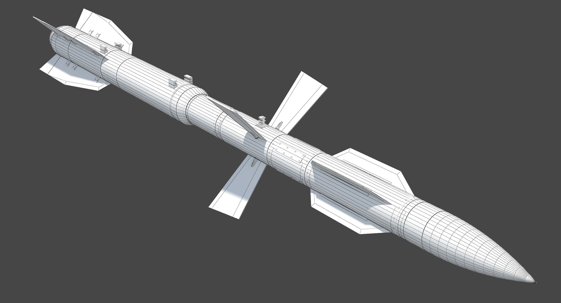 3D R-27ER Air-To-Air Missile - TurboSquid 2038490
