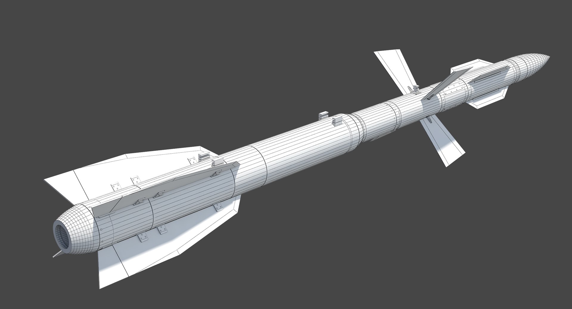3D R-27ER Air-To-Air Missile - TurboSquid 2038490