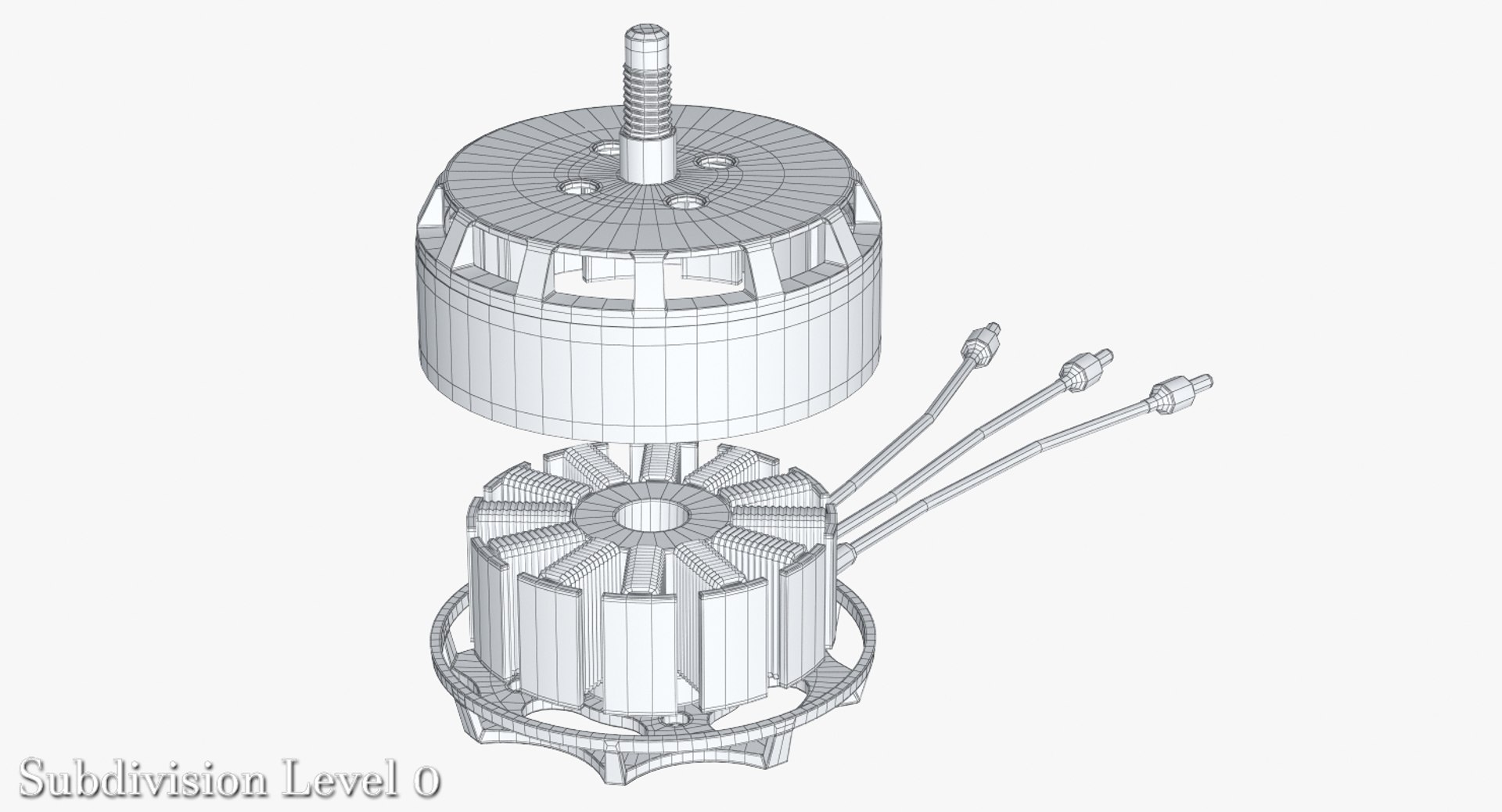 Drone Dc Motor Dji 3d Model
