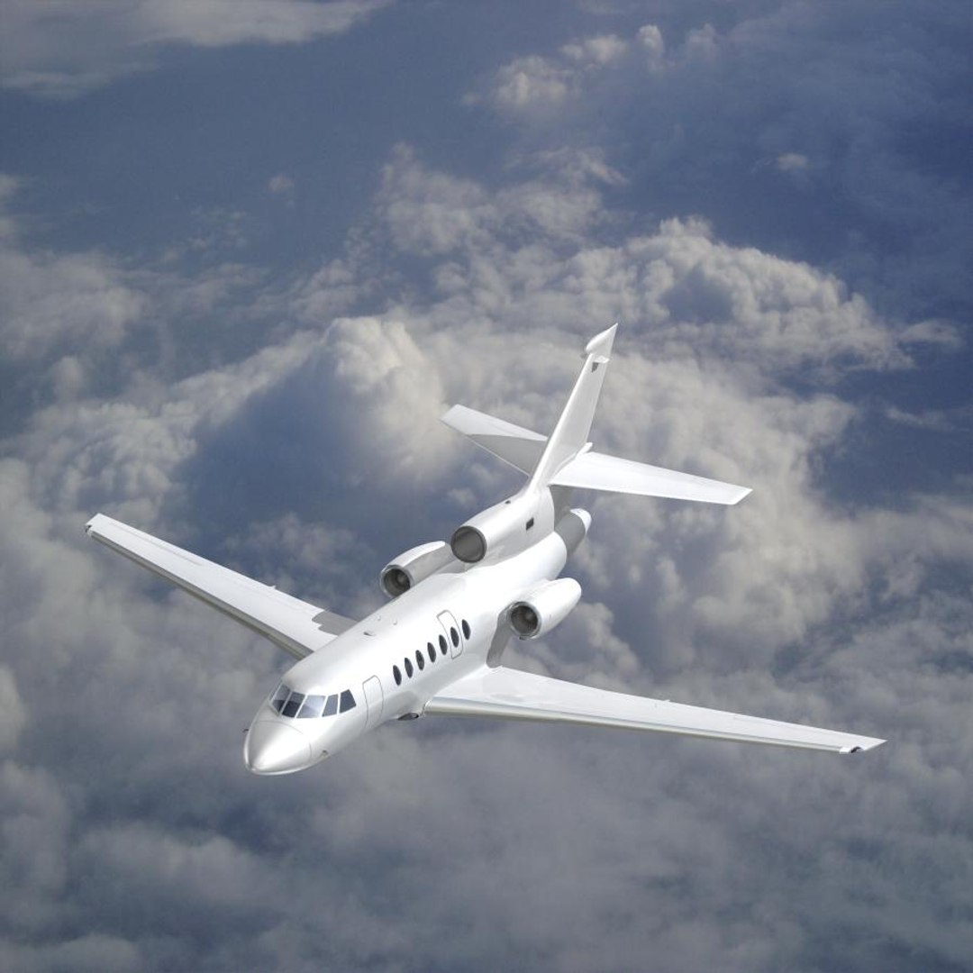 dassault falcon 50 generic 3d 3ds