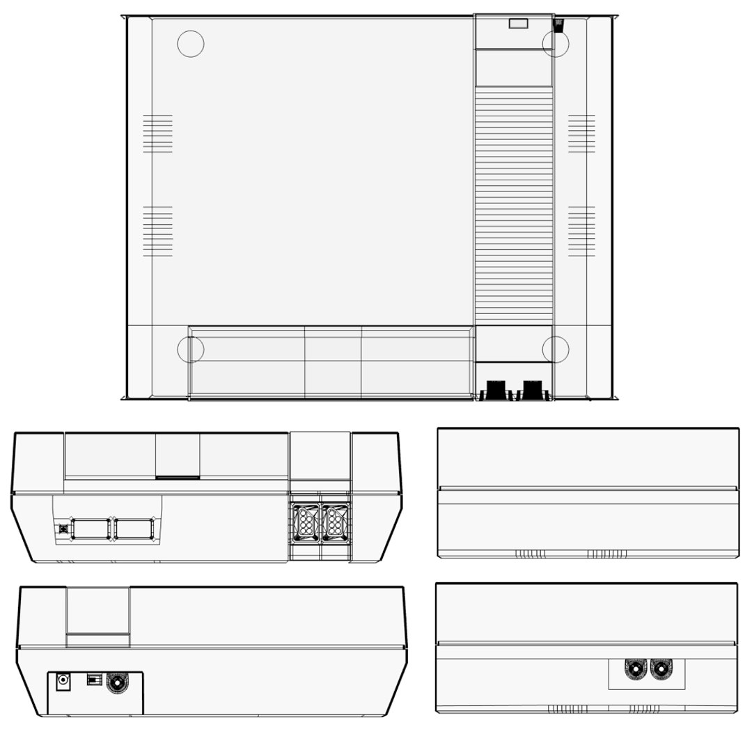 Nintendo Entertainment Nes Controller 3d Model