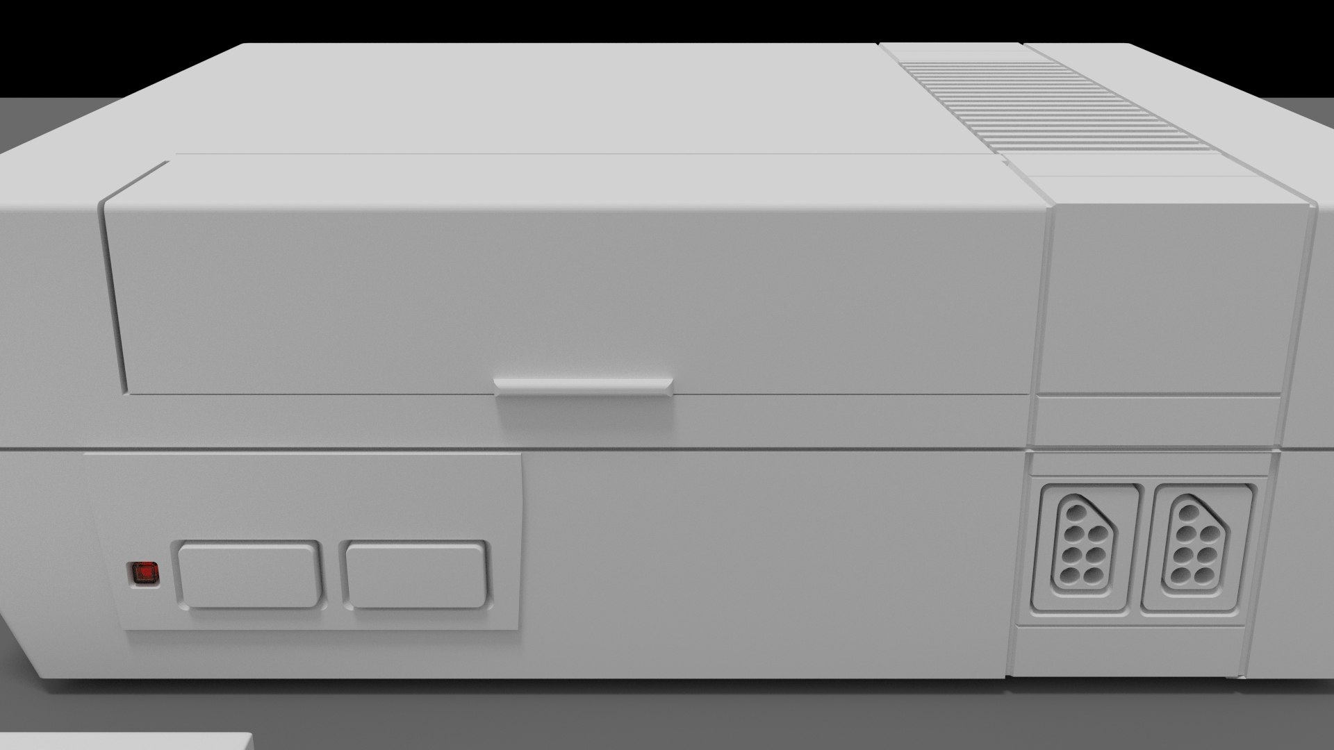 Nintendo Entertainment Nes Controller 3d Model