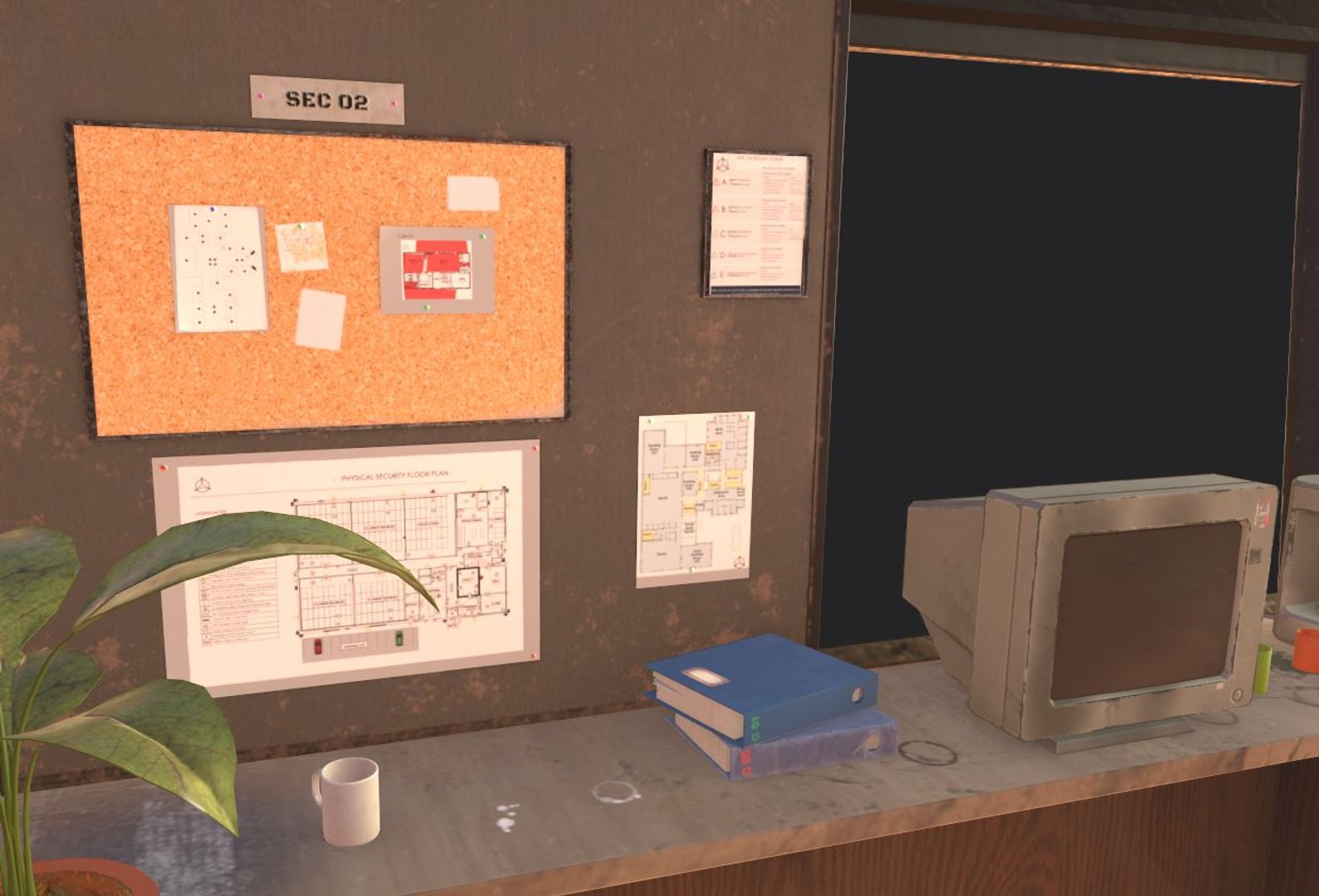 3D Old Security Booth - TurboSquid 1943242
