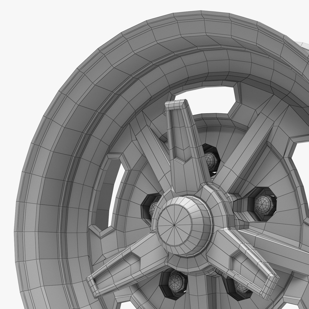 Kidney Bean Wheel Model - TurboSquid 1239138