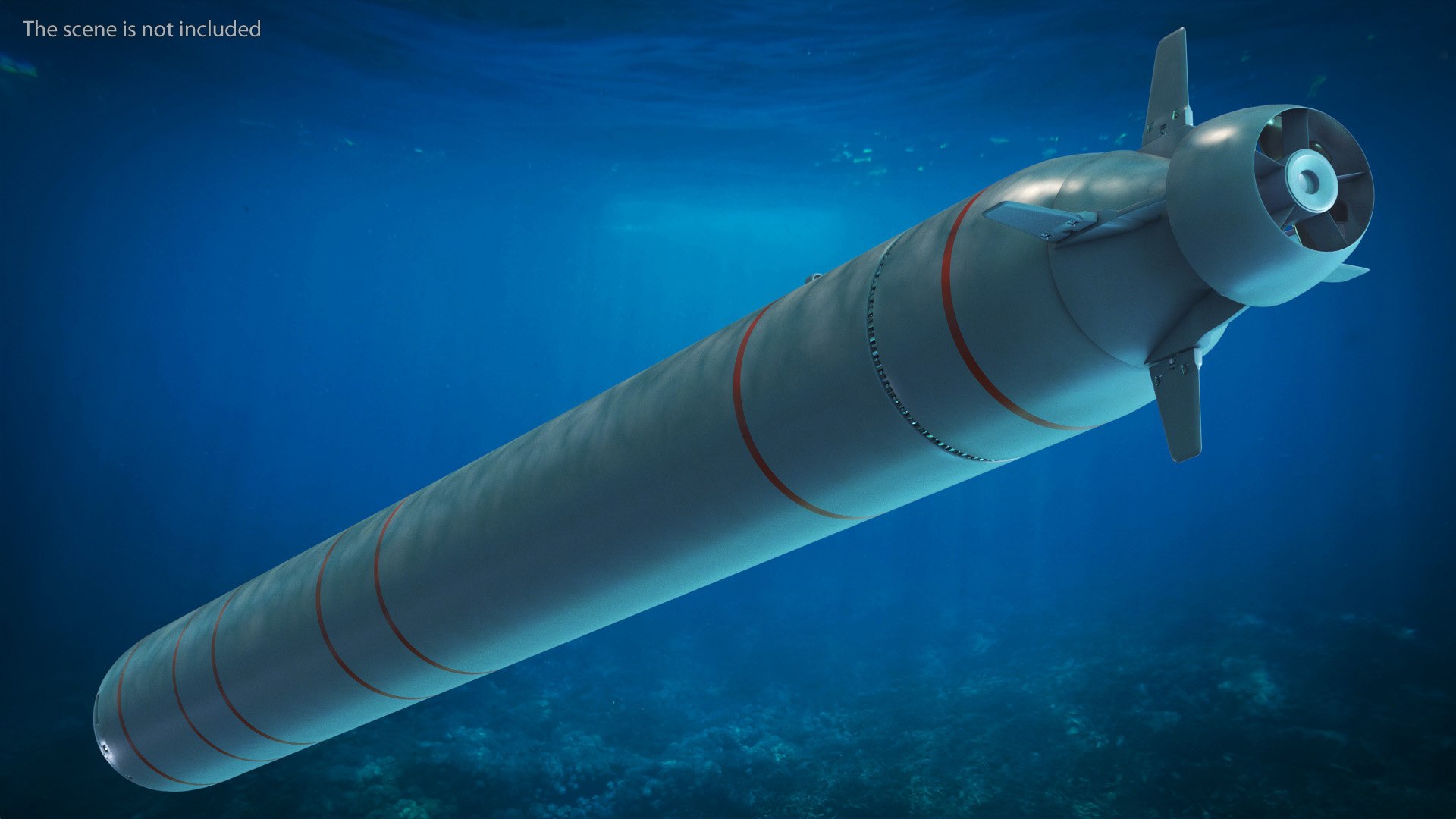 Russian Nuclear Torpedoes Poseidon Kanyon Rigged 3D Model - TurboSquid ...