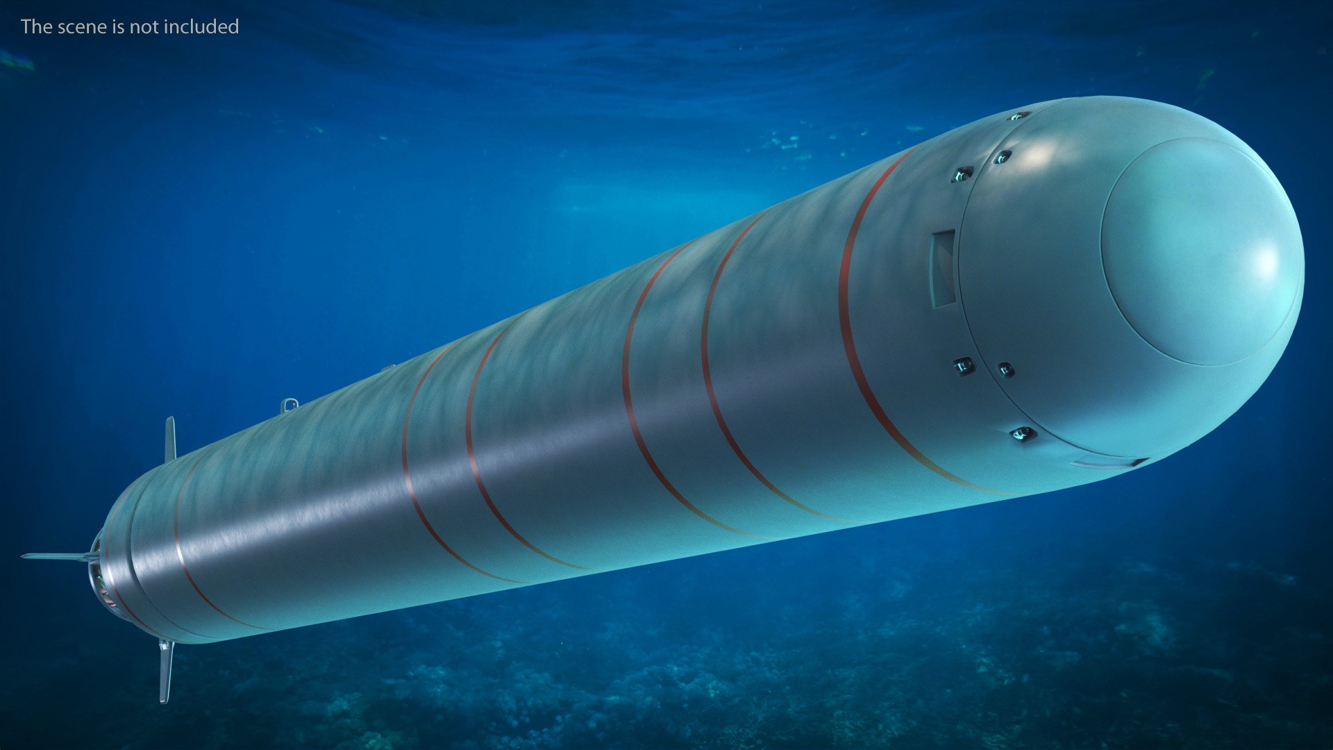 Russian Nuclear Torpedoes Poseidon Kanyon Rigged 3D Model - TurboSquid ...