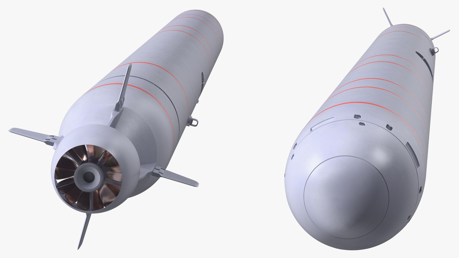 Russian Nuclear Torpedoes Poseidon Kanyon Rigged 3D Model - TurboSquid ...