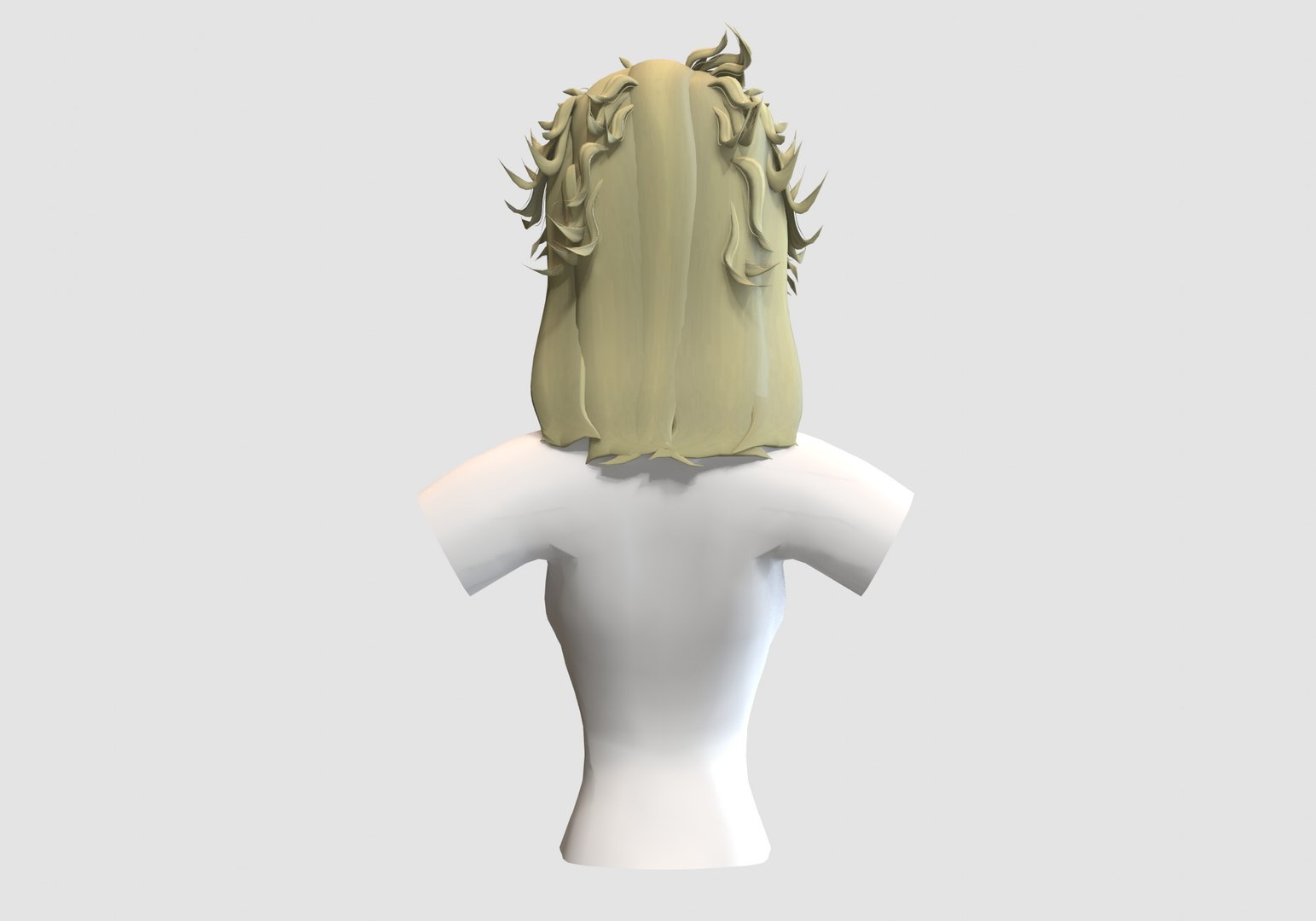 Chaotic Female Hairstyle 3D - TurboSquid 1932549