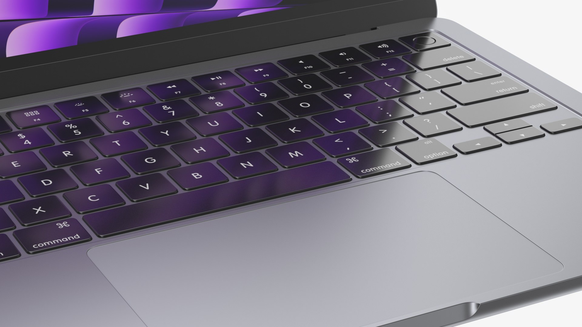 Apple MacBook Air M3 Space Gray Model - TurboSquid 2200240