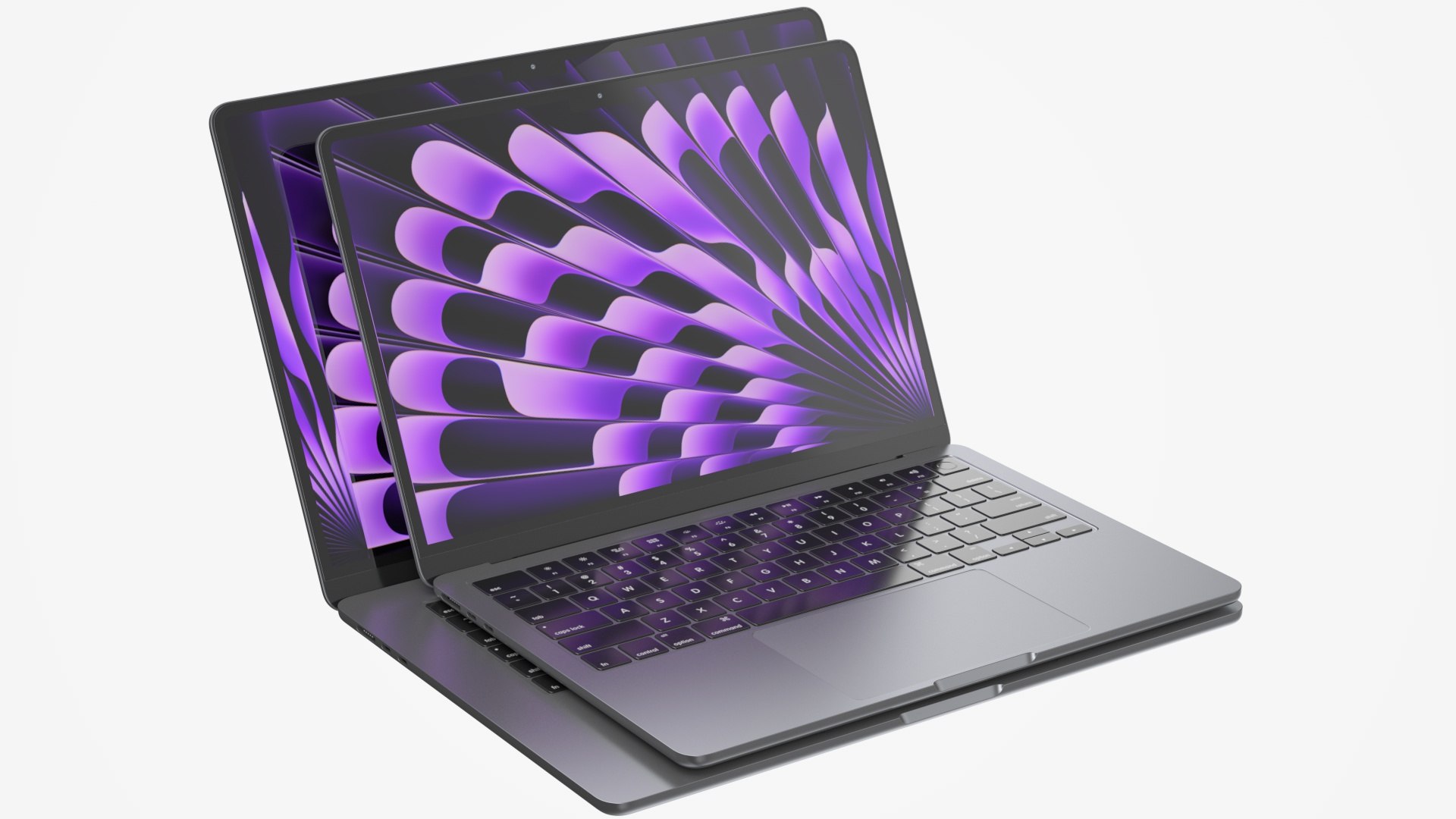 Apple MacBook Air M3 Space Gray Model - TurboSquid 2200240