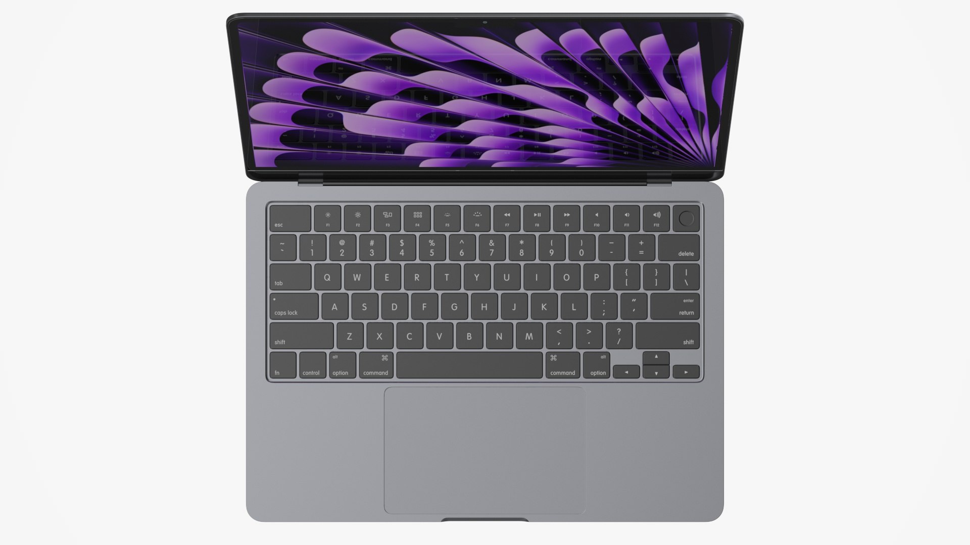 Apple MacBook Air M3 Space Gray Model - TurboSquid 2200240