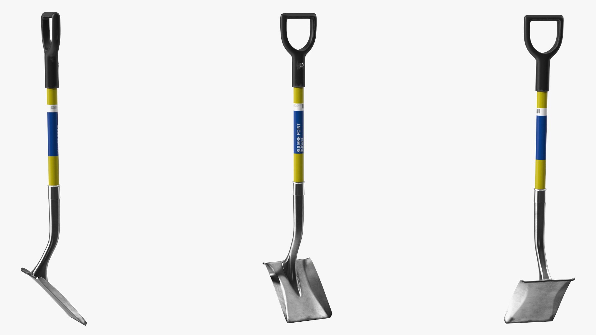 3D Model Flat Head Garden Shovel - TurboSquid 2151692