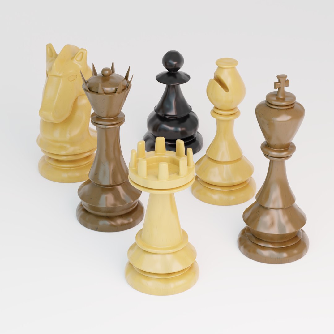 3D model Chess Pieces - TurboSquid 2046124