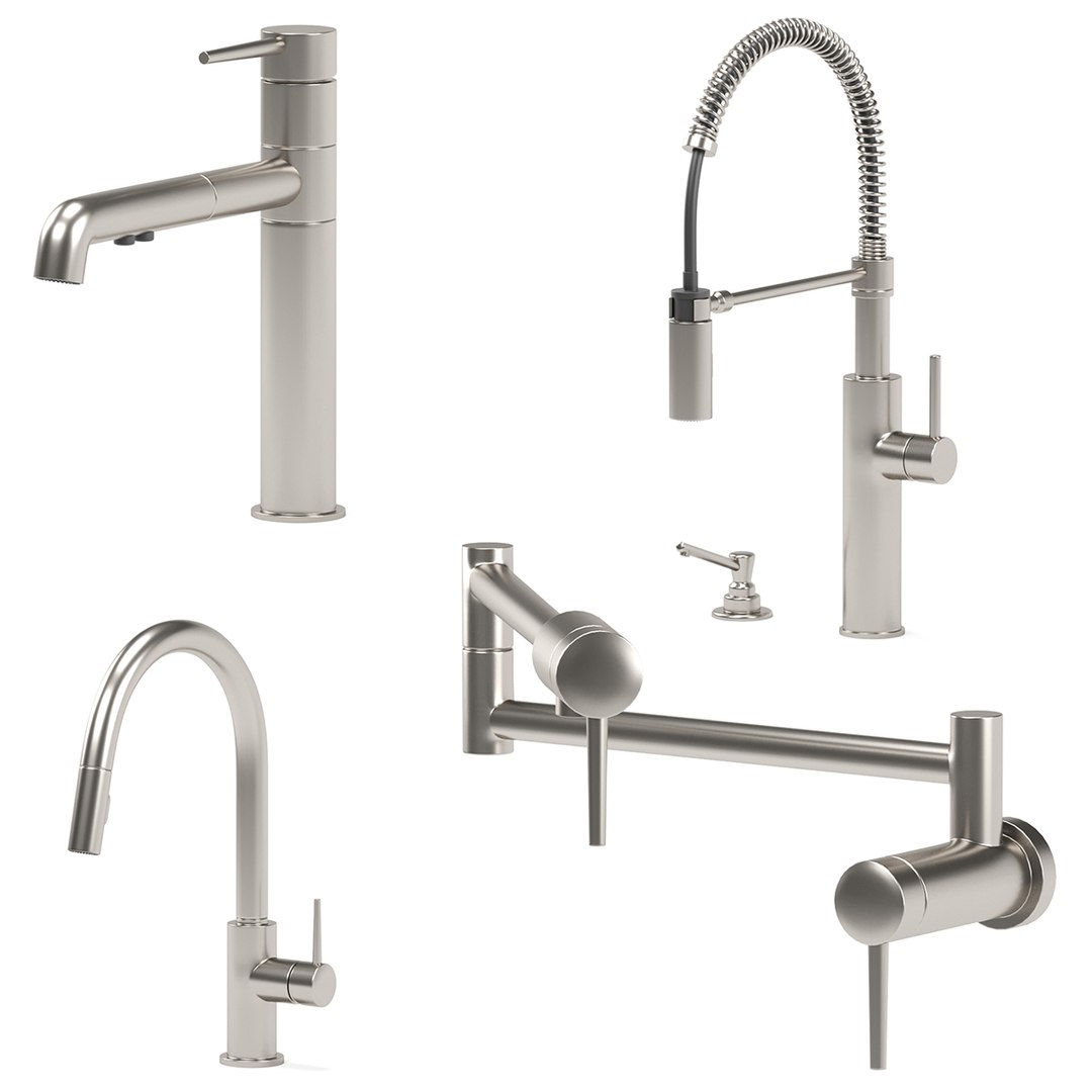 DELTA Kitchen Faucets Collection 3D Model - TurboSquid 2400718