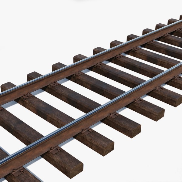 Railway track rail model - TurboSquid 1618377