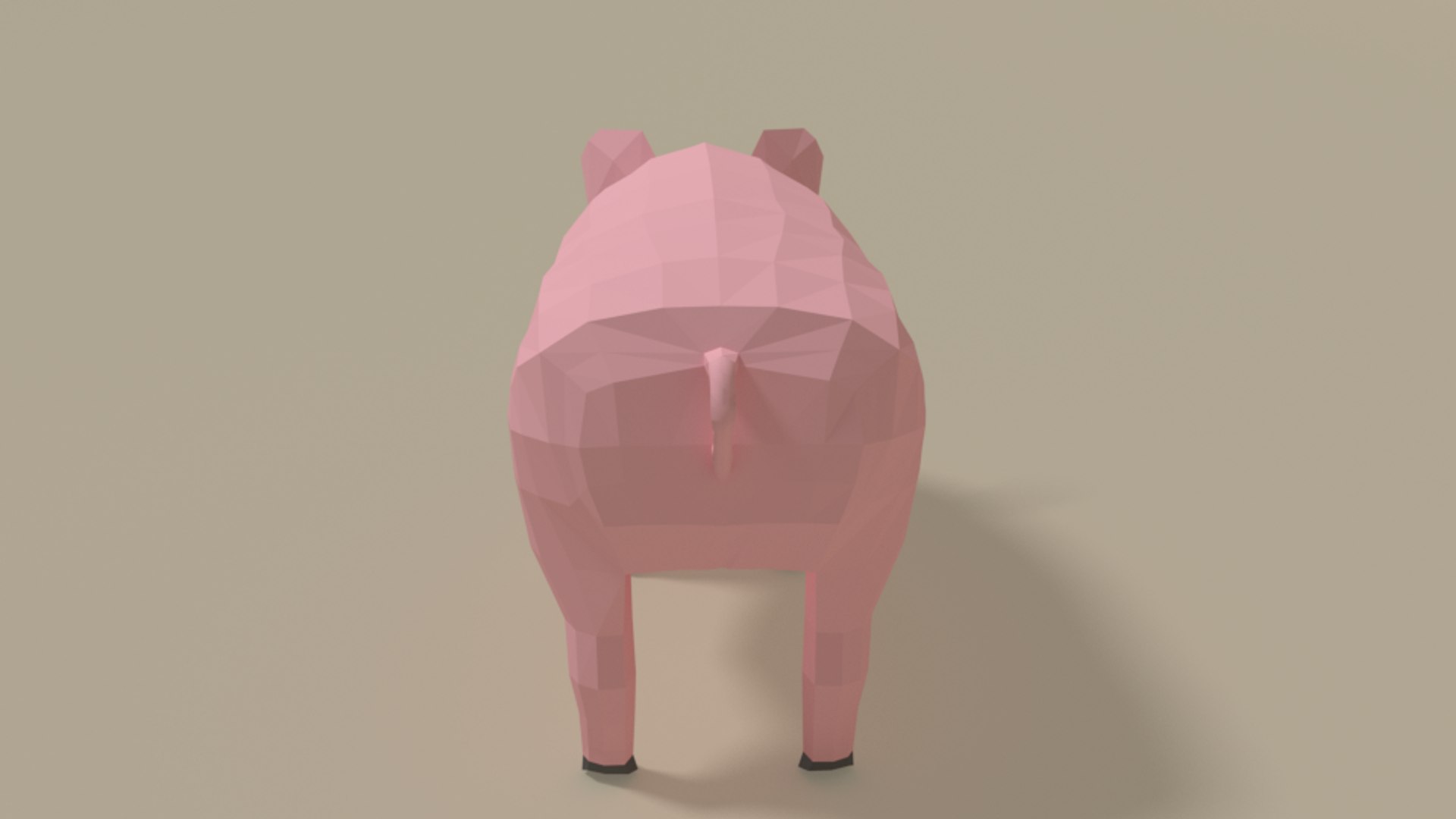 3D model cartoon pig - TurboSquid 1404915