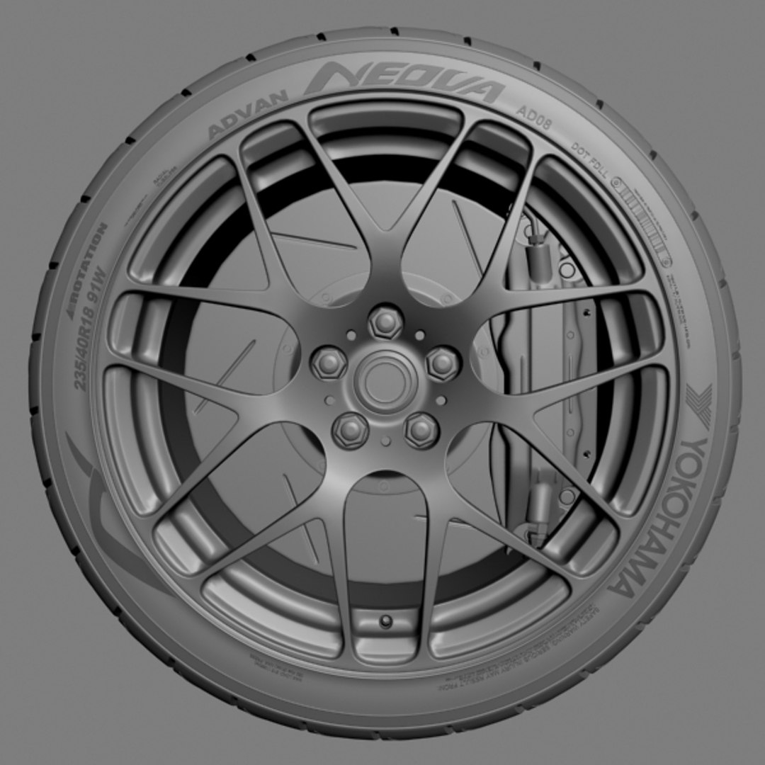 3d Model Hre P40 Wheel