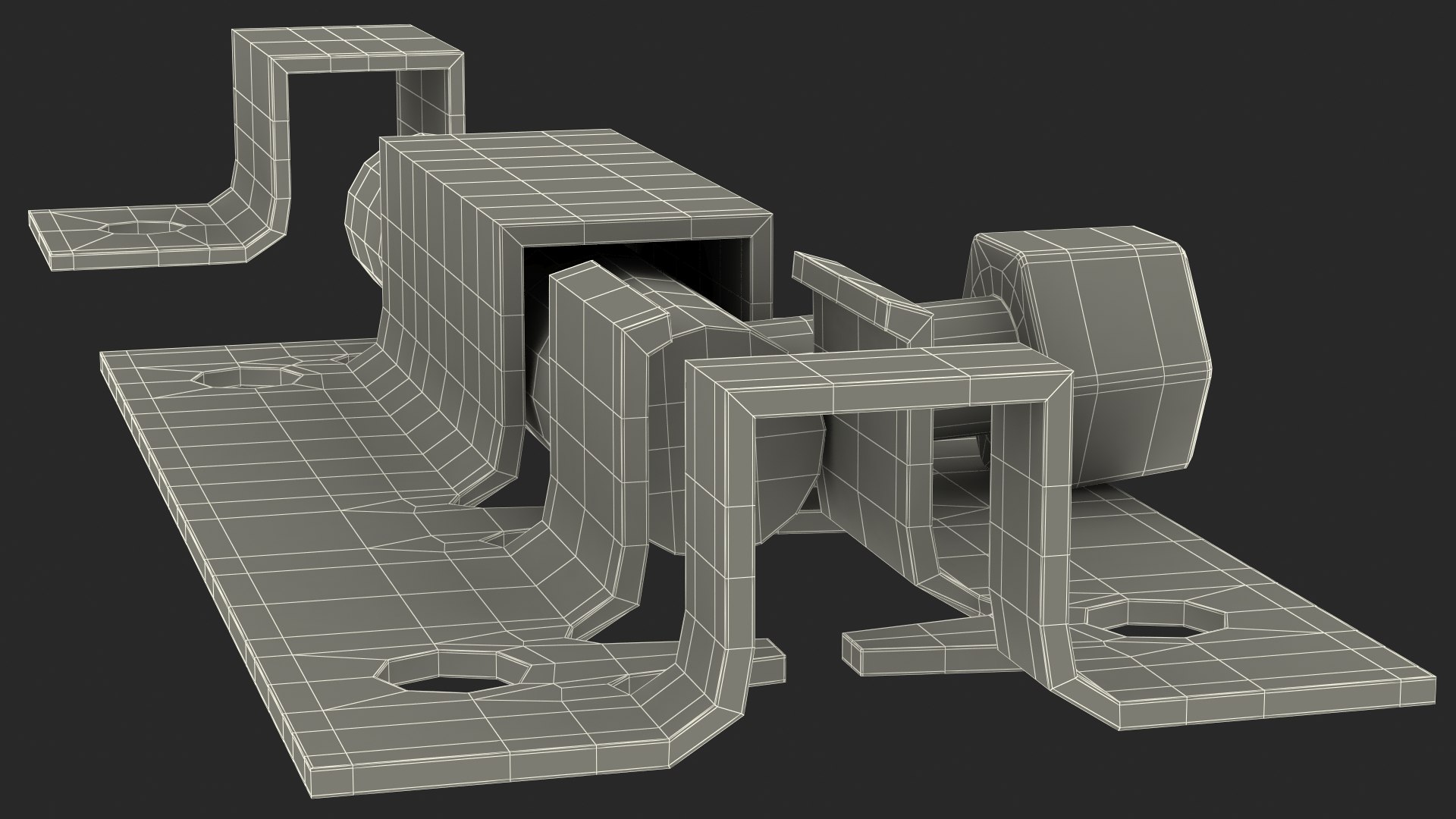 Chrome Door Latch Sliding Lock 3D Model - TurboSquid 1787333