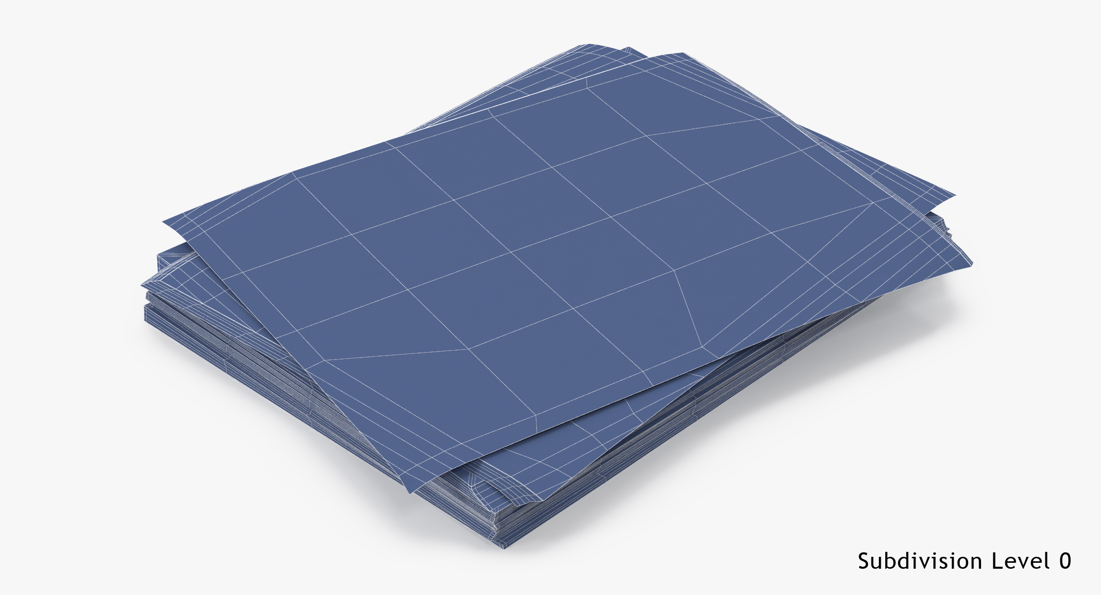 Small stack paper sheets 3D model - TurboSquid 1206500