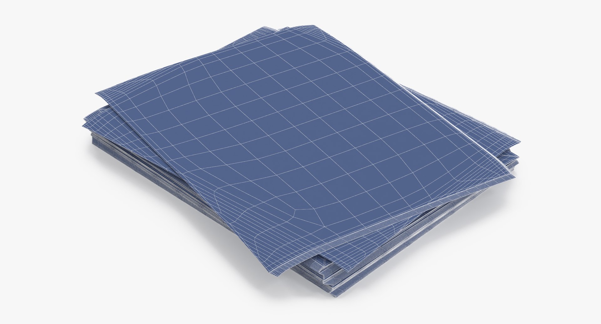 Small stack paper sheets 3D model - TurboSquid 1206500