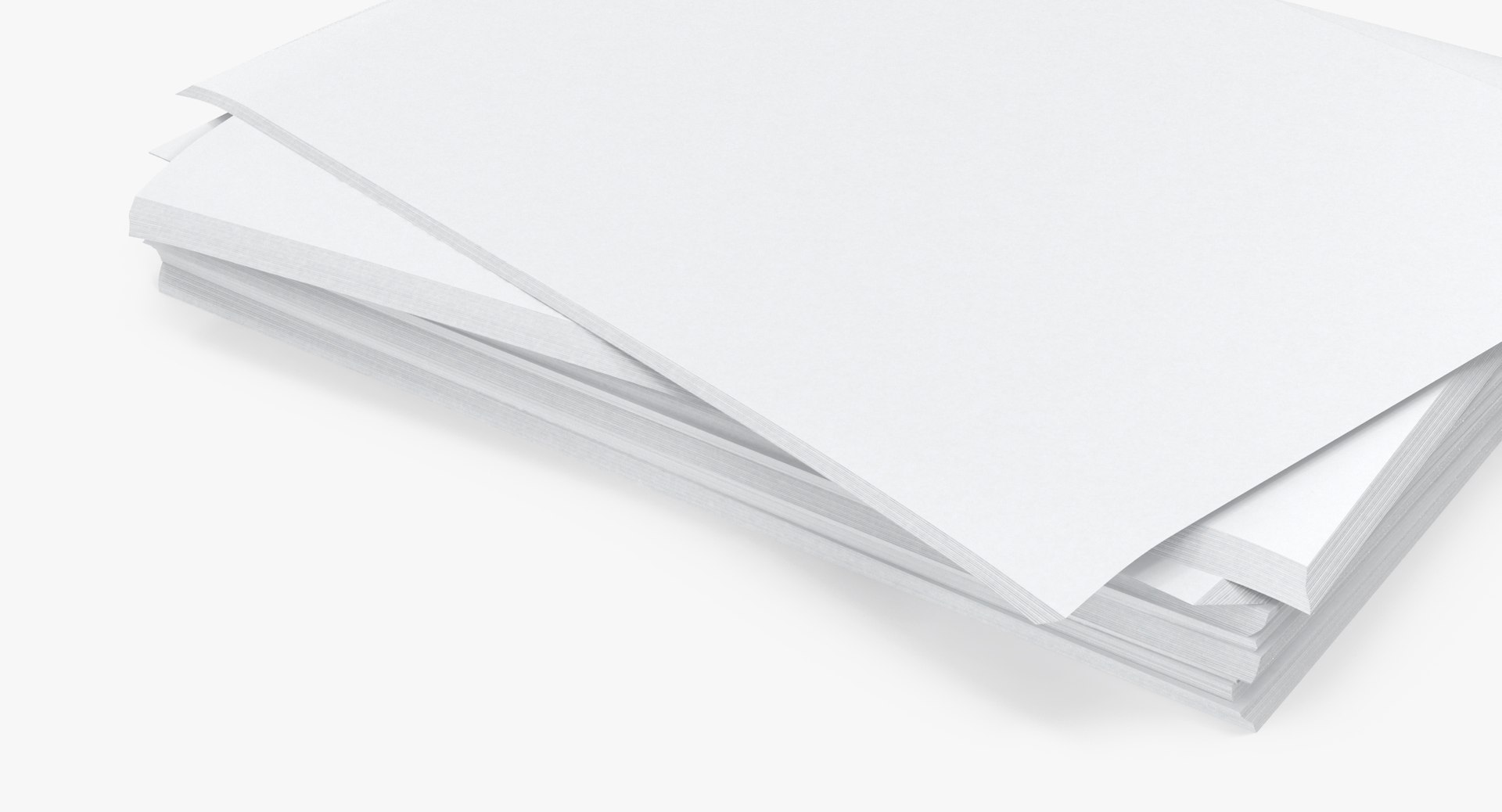 Small Stack Paper Sheets 3D Model - TurboSquid 1206500