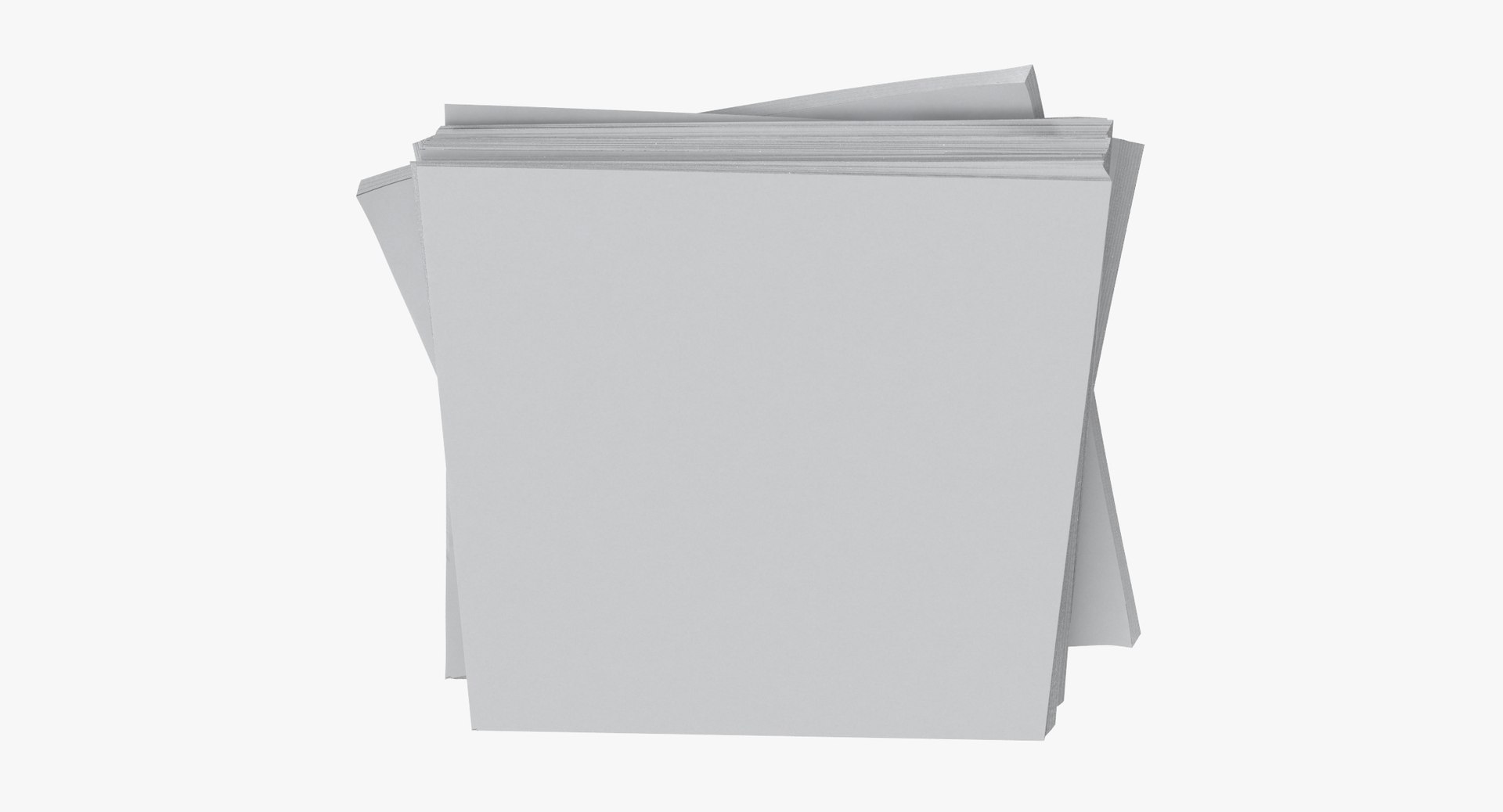 Small Stack Paper Sheets 3D Model - TurboSquid 1206500