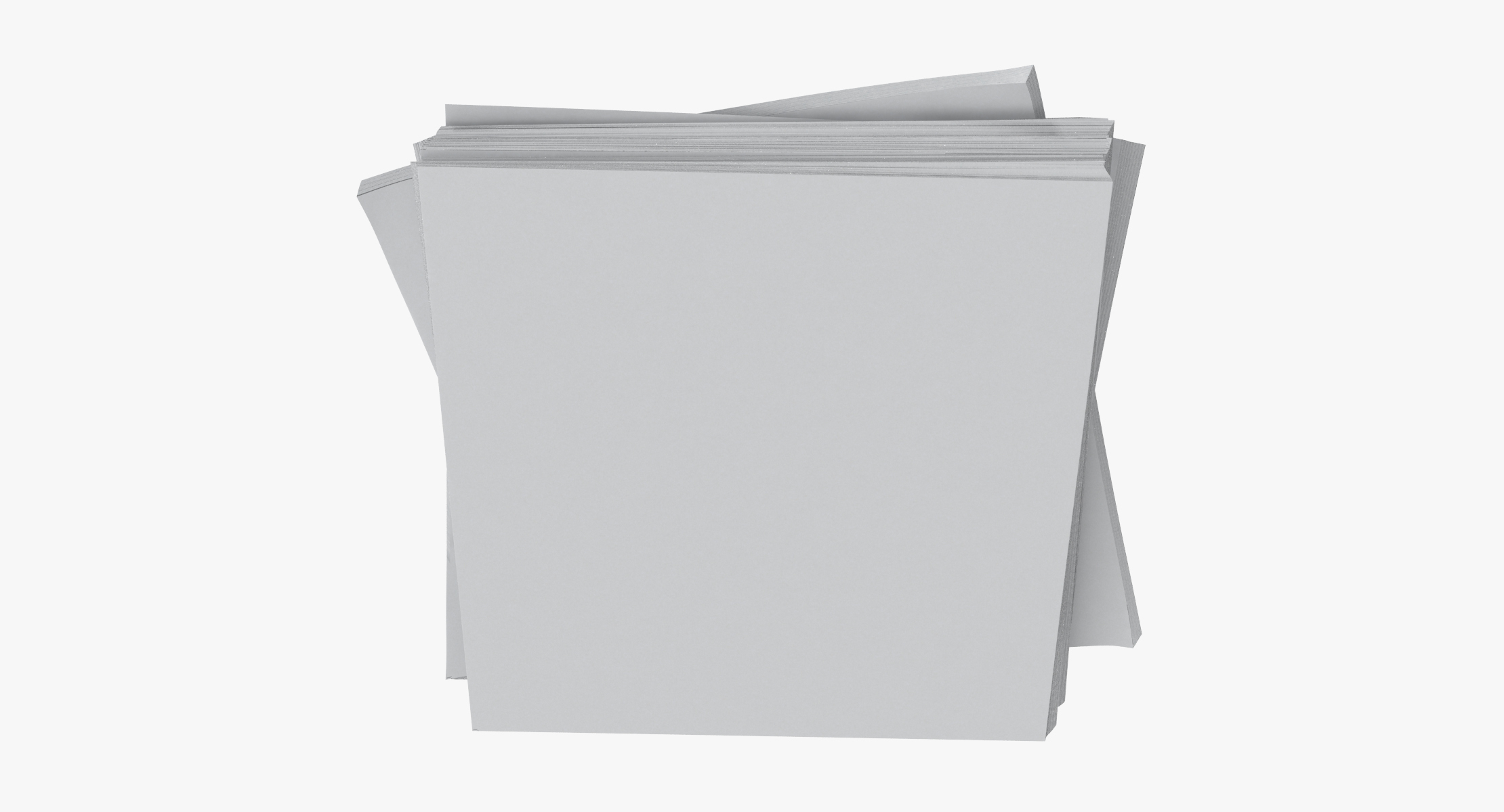 Small stack paper sheets 3D model - TurboSquid 1206500