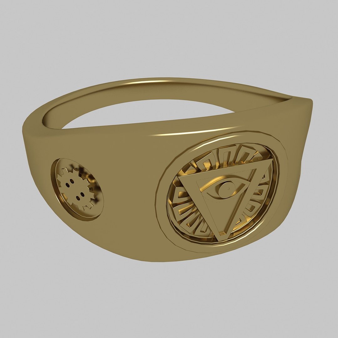 Illuminati Ring 3D - TurboSquid 1342063