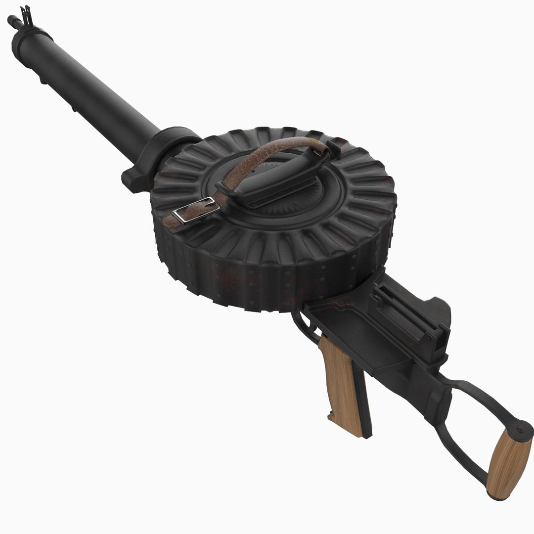 War Machine Gun Lewis 3d Max