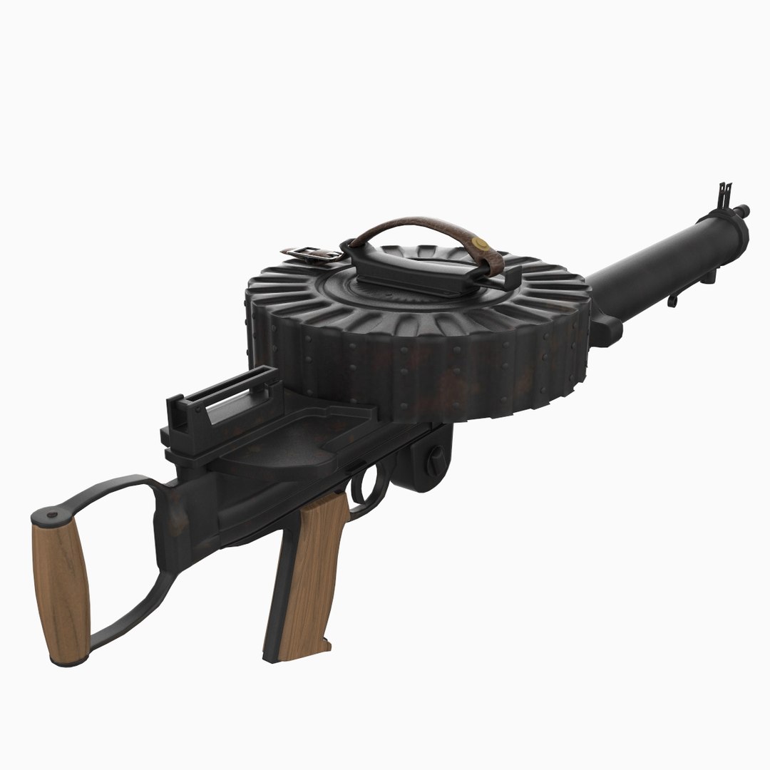 War Machine Gun Lewis 3d Max