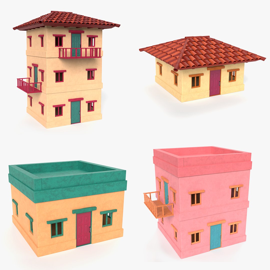 Stylized Building Collection 3D Model - TurboSquid 2019798