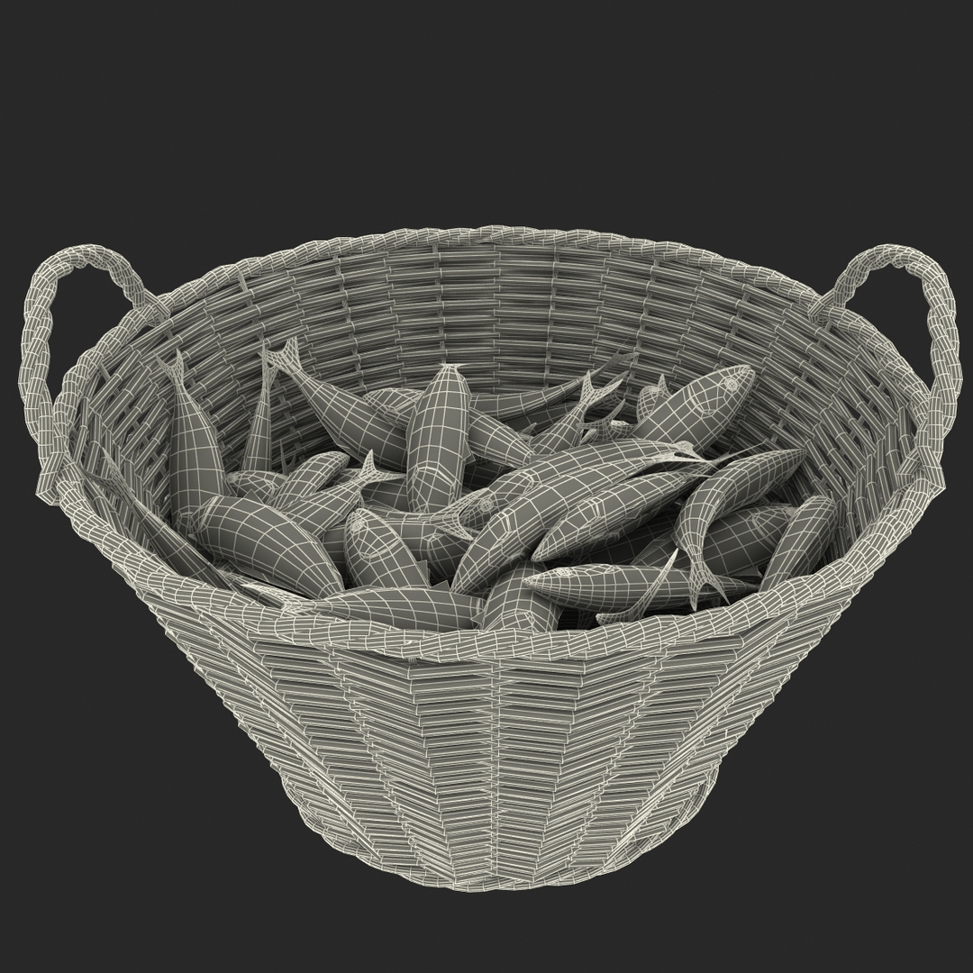 max fish wicker basket