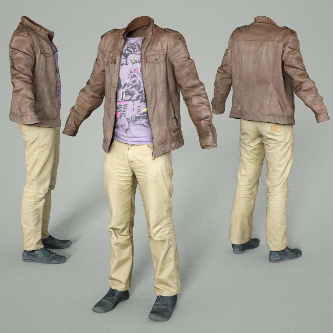 3D Male Clothing Outfit - TurboSquid 1329838