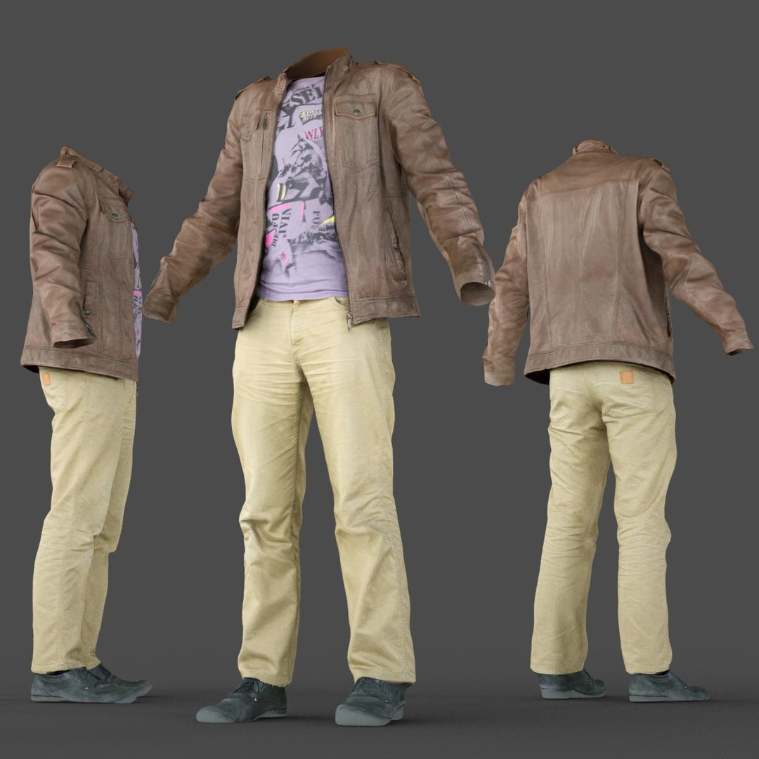 3D Male Clothing Outfit - TurboSquid 1329838