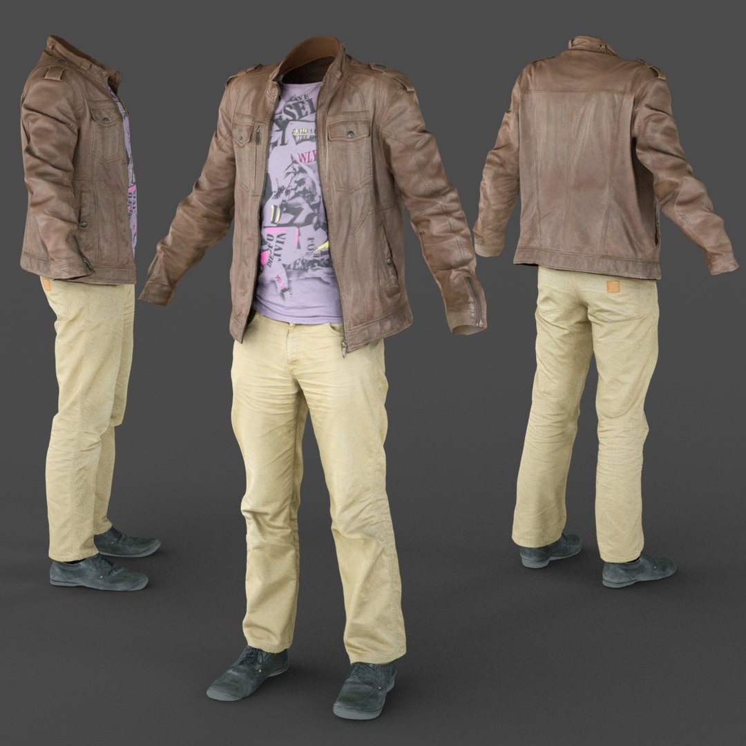 3D Male Clothing Outfit - TurboSquid 1329838