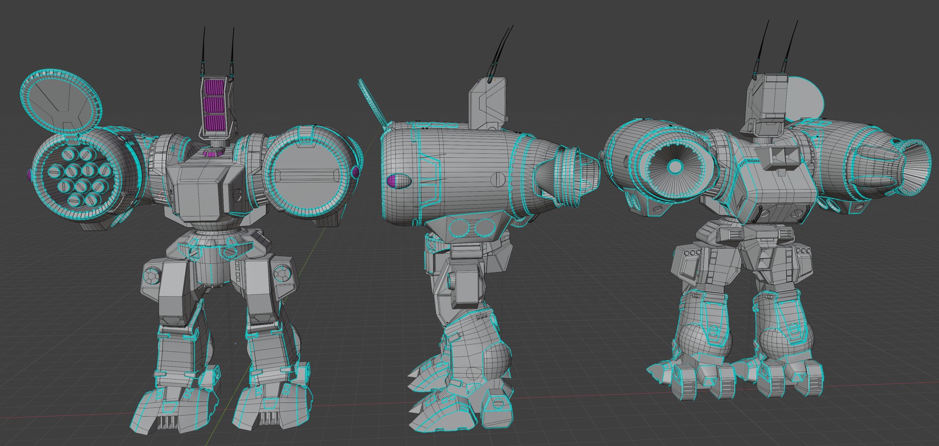 3D Mecha Robot Collection 5 In 1 Model - TurboSquid 2192595