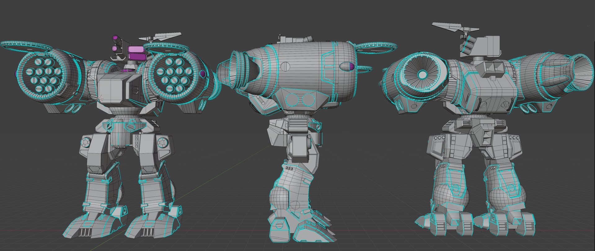 3D Mecha Robot Collection 5 In 1 Model - TurboSquid 2192595