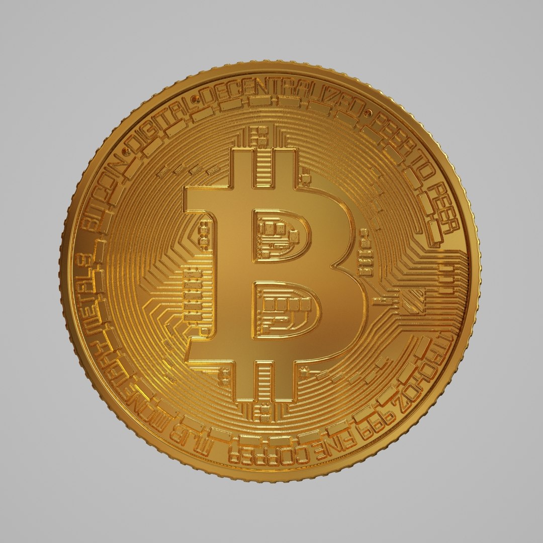 3D Bitcoin Gold Model - TurboSquid 1271747