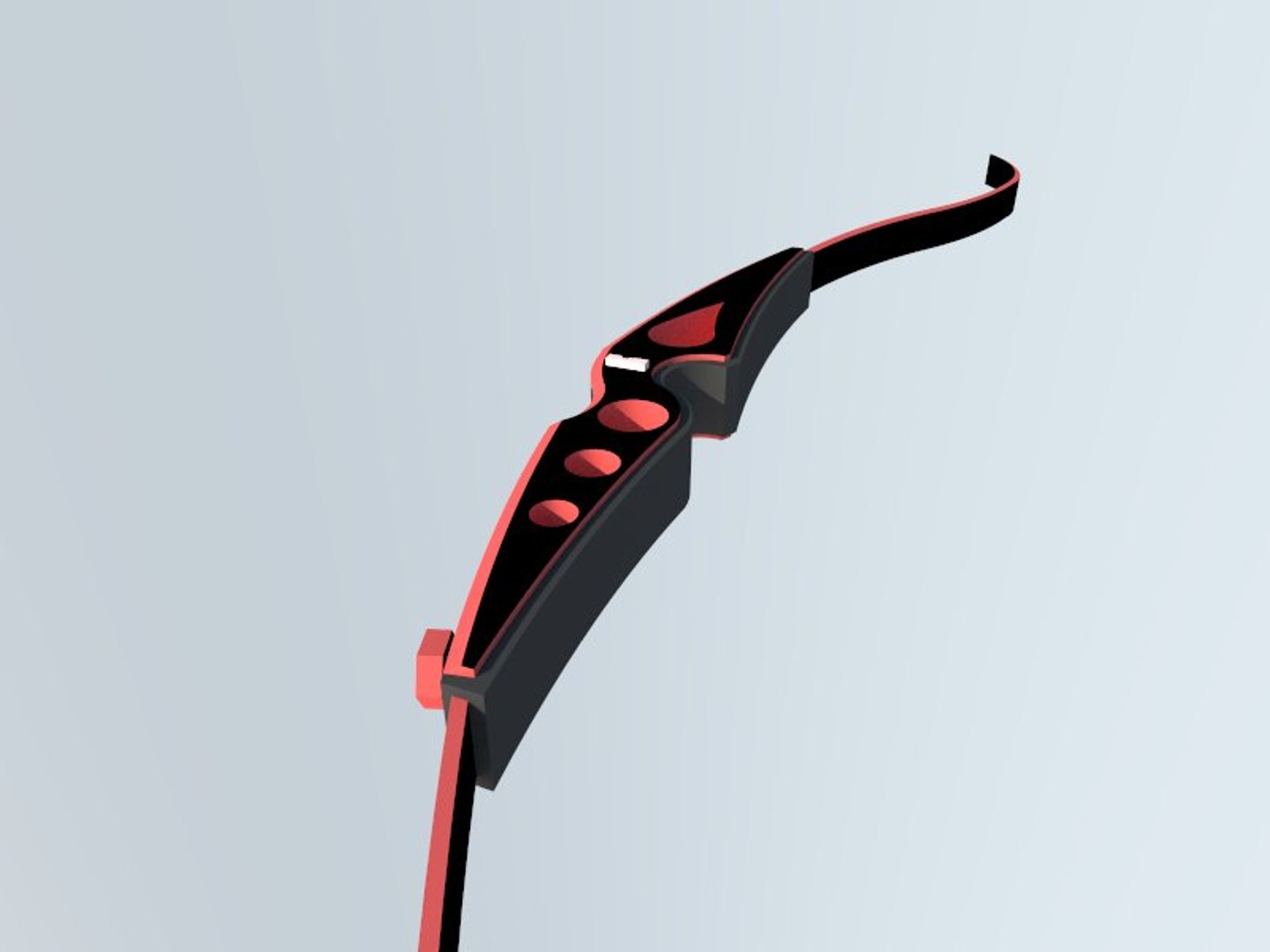 3d modern bow model