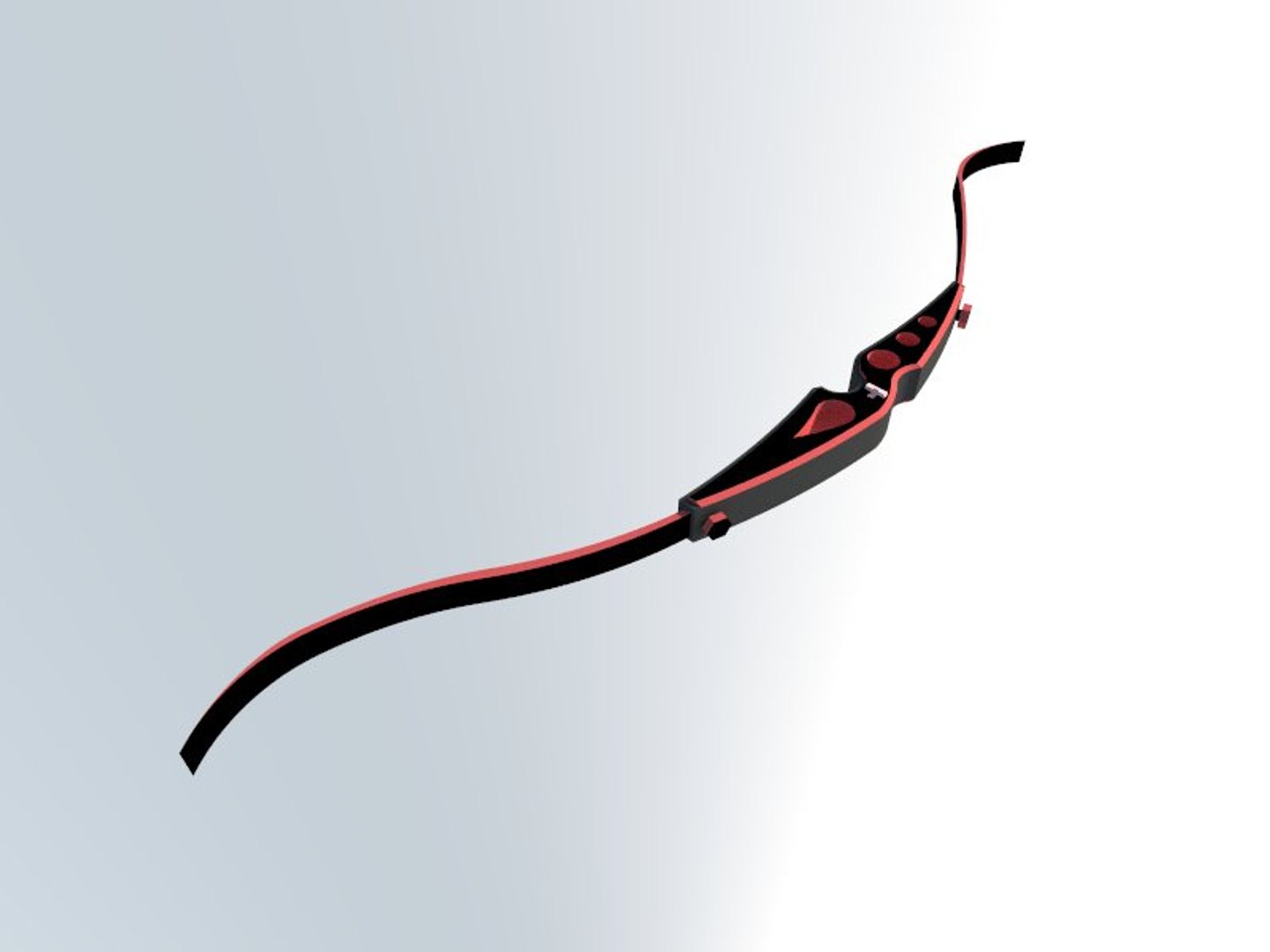 3d modern bow model