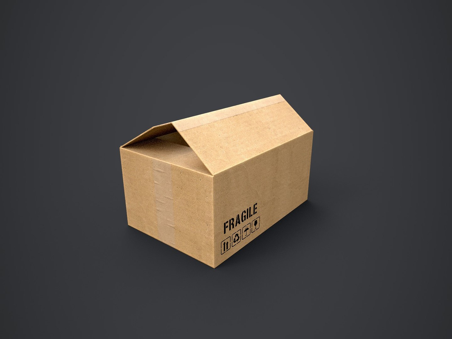 3D Model Cardboard Boxes Pack - TurboSquid 1591650