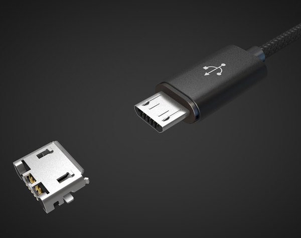 3D realistic usb-typec model - TurboSquid 1289178