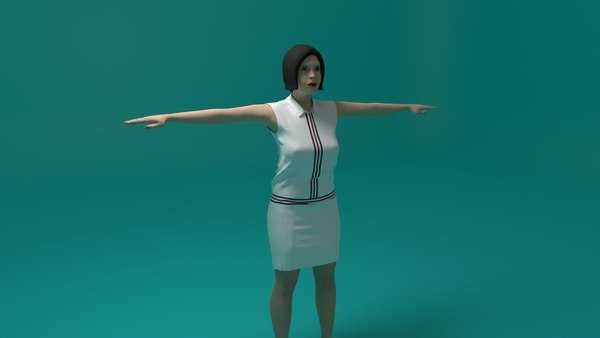 Tennis Player Woman model - TurboSquid 2040565