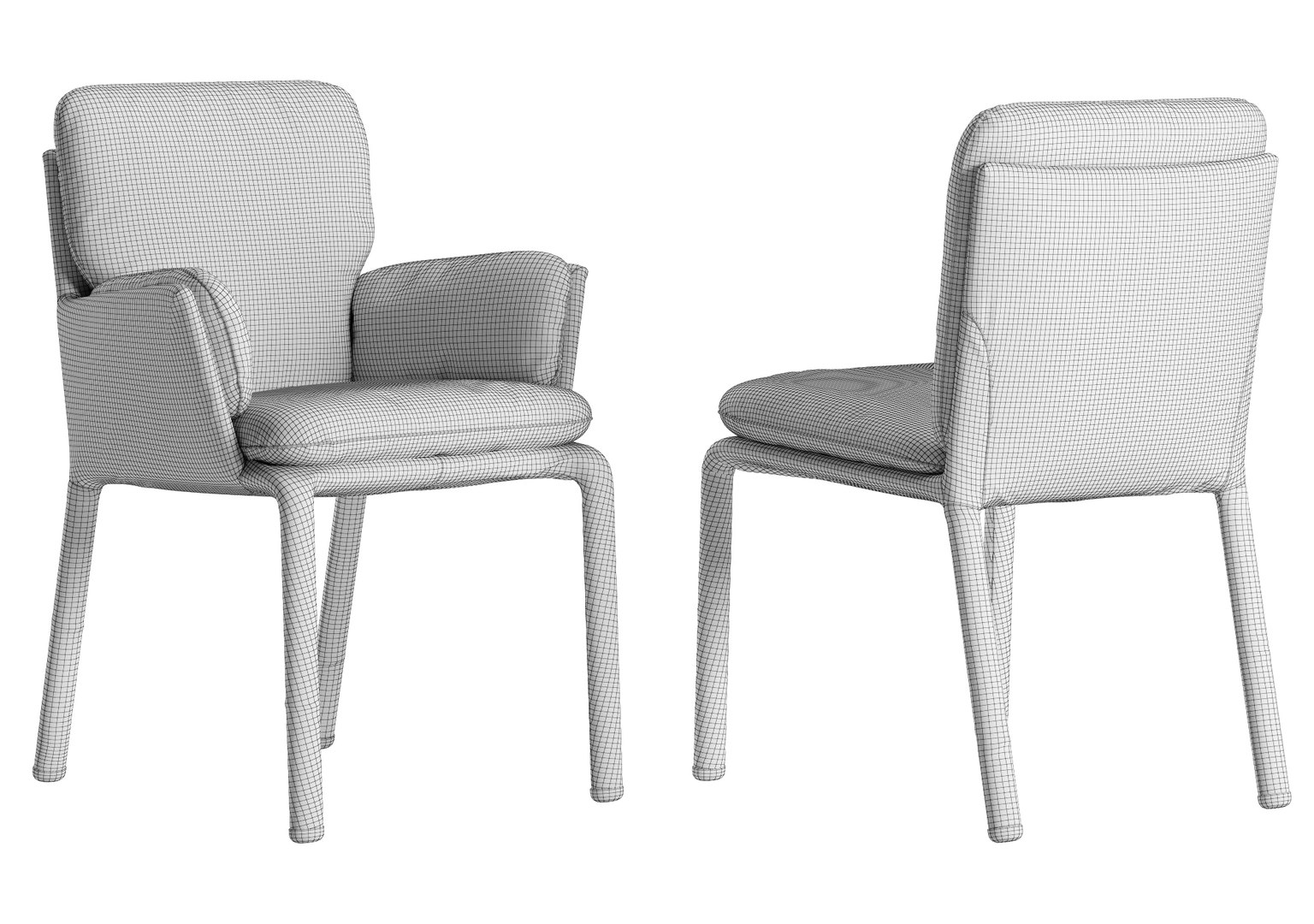 3D Natuzzi Ambra Chair - TurboSquid 1566299