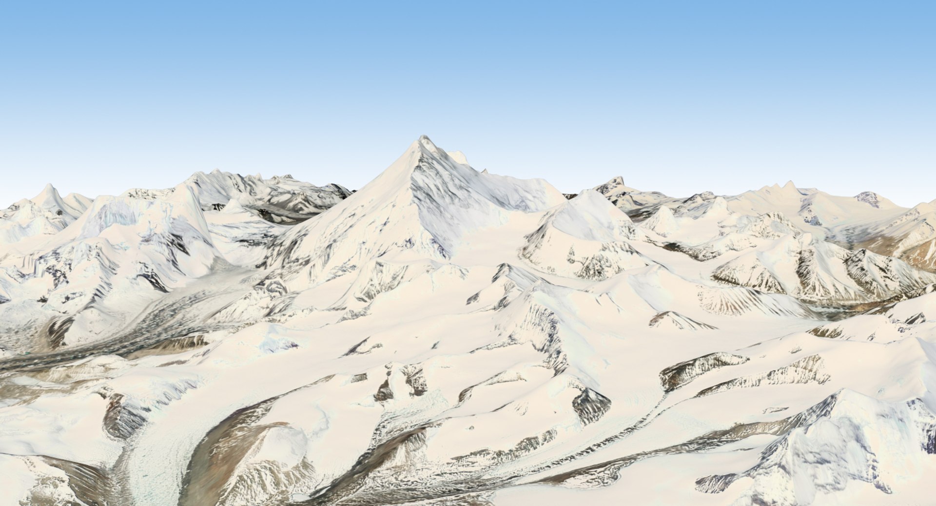 Mount Everest 3d Max