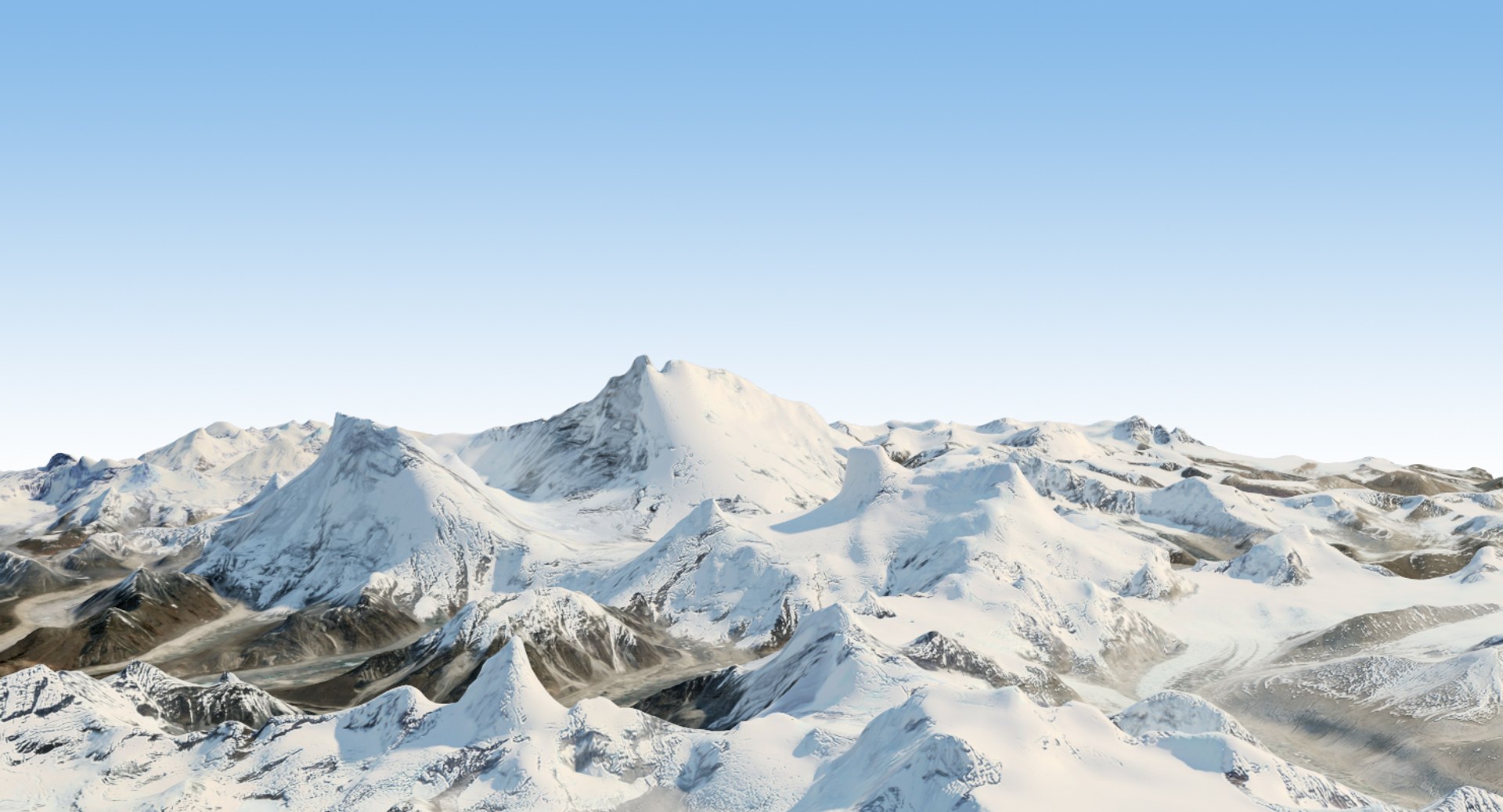 Mount Everest 3d Max