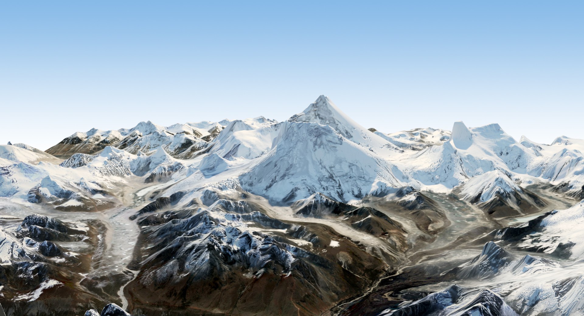 Mount Everest 3d Max