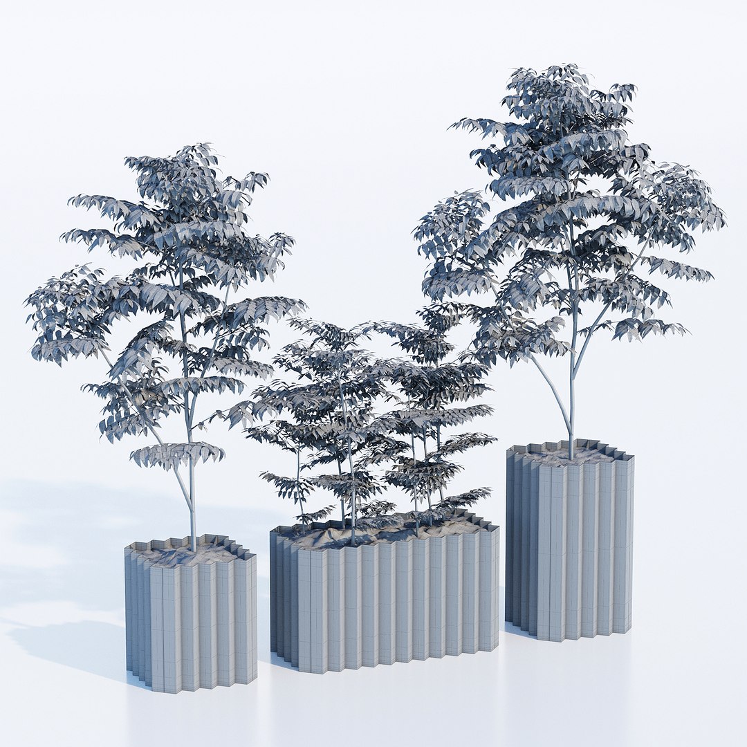 3D planter model - TurboSquid 1632856