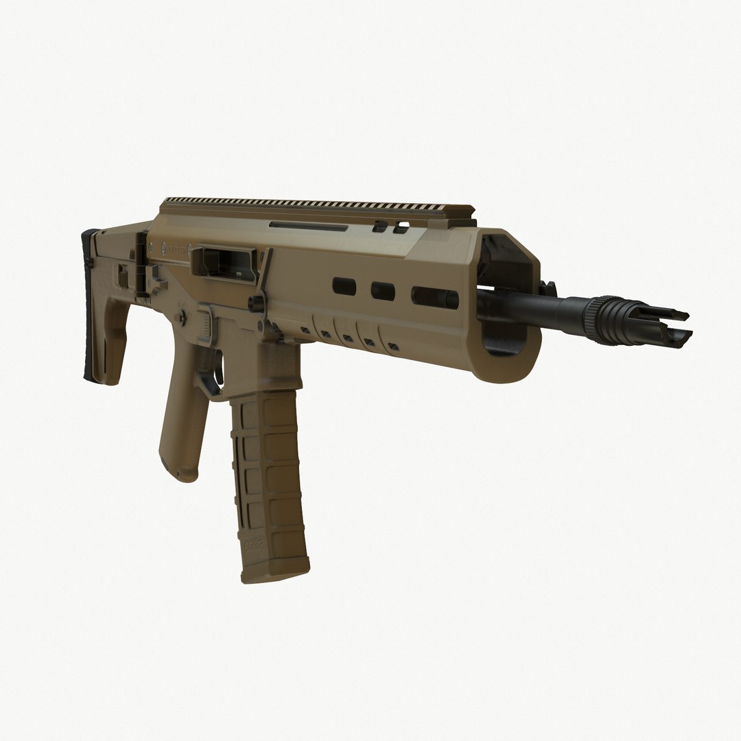 3d Highpoly Rifle Acr
