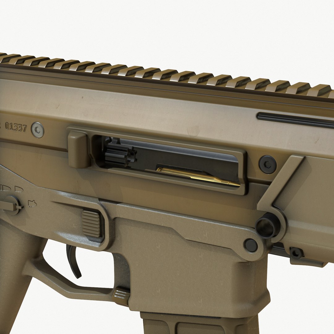 3d Highpoly Rifle Acr